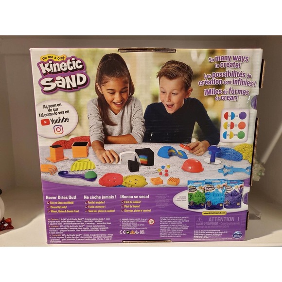 Kinetic Sand | Art | Kinetic Sand Sandisfactory Set W 2lbs Of Colored ...